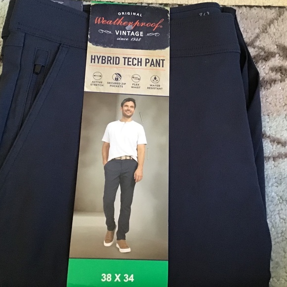 Weatherproof | Pants | Nwt Hybrid Weatherproof Vintage Stormy Blue Tech ...